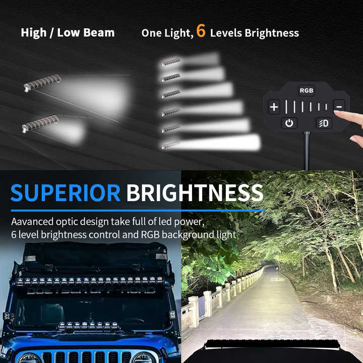 Aurora Patent Offroad RGB Led Light for Car Truck ATV UTV Dimmable ...