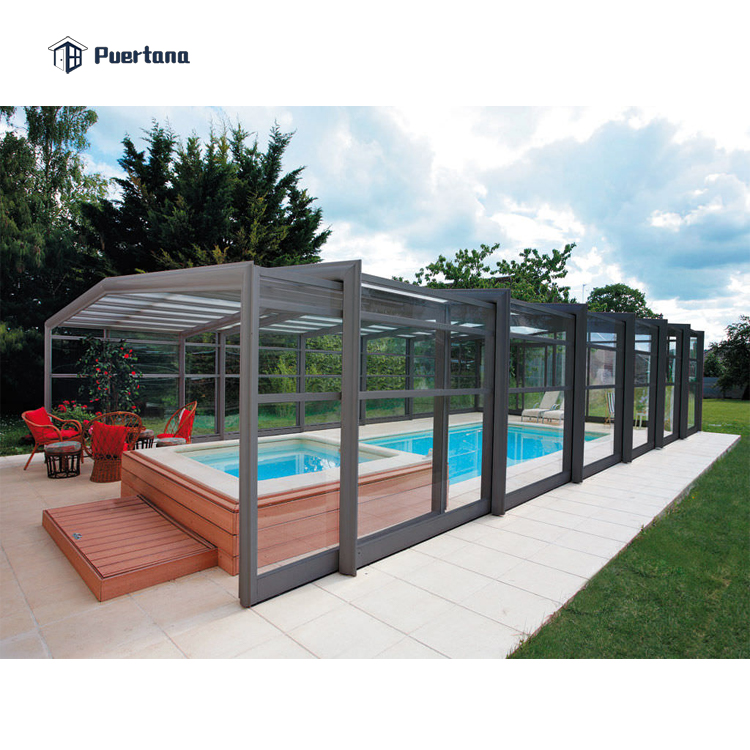 Transform Outdoor Spaces with Quality retractable roof for swimming ...