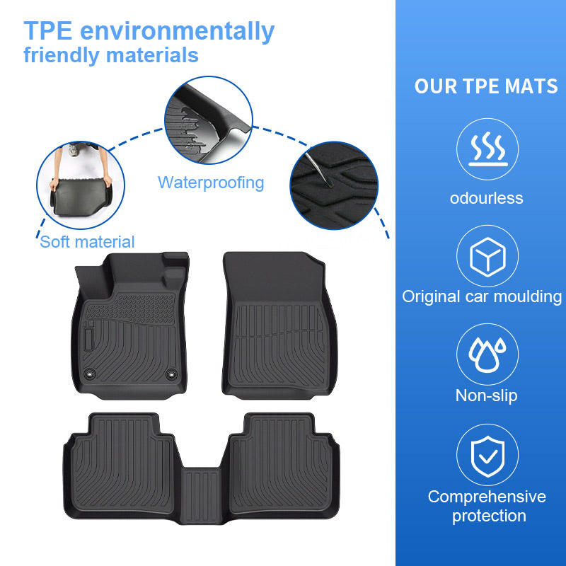 For Mazda CX-5 Interior Car Foot Mat Luxury Car Mats TPE Car Floor Mats ...