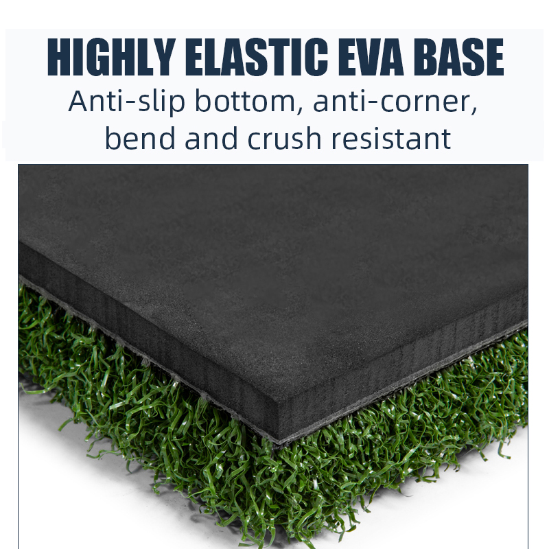 PGM DJD036 golf practice swing mat long grass non slip golf swing mat-企业官网