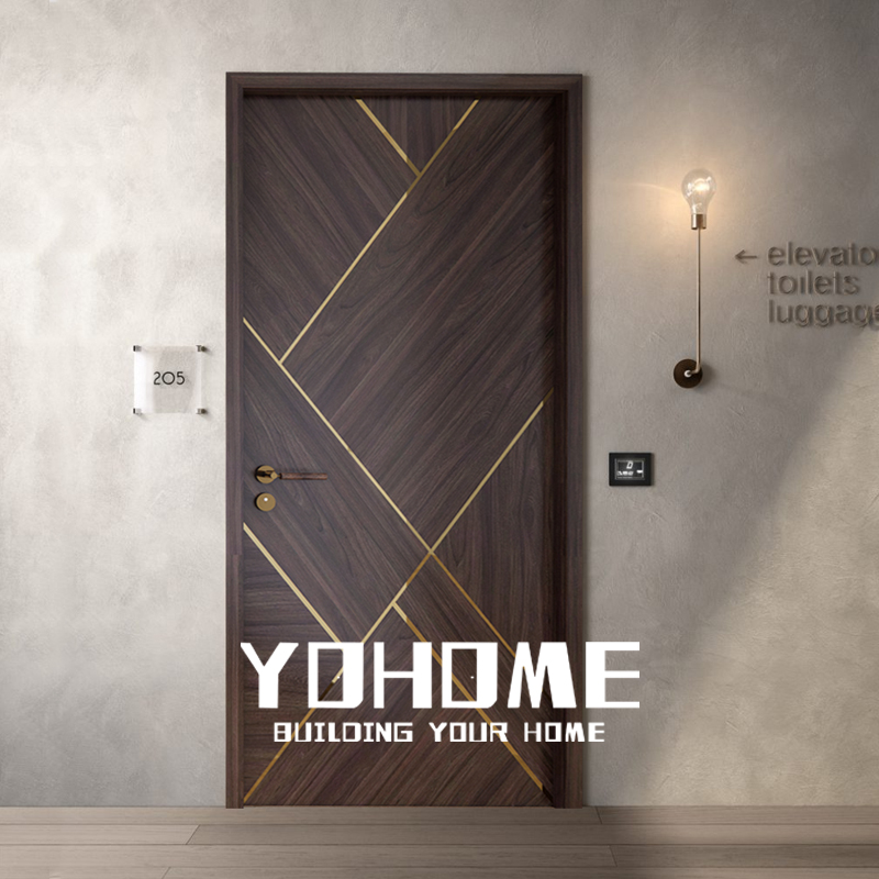 Eco-Friendly Wooden Doors for Salons - Quiet & Stylish
