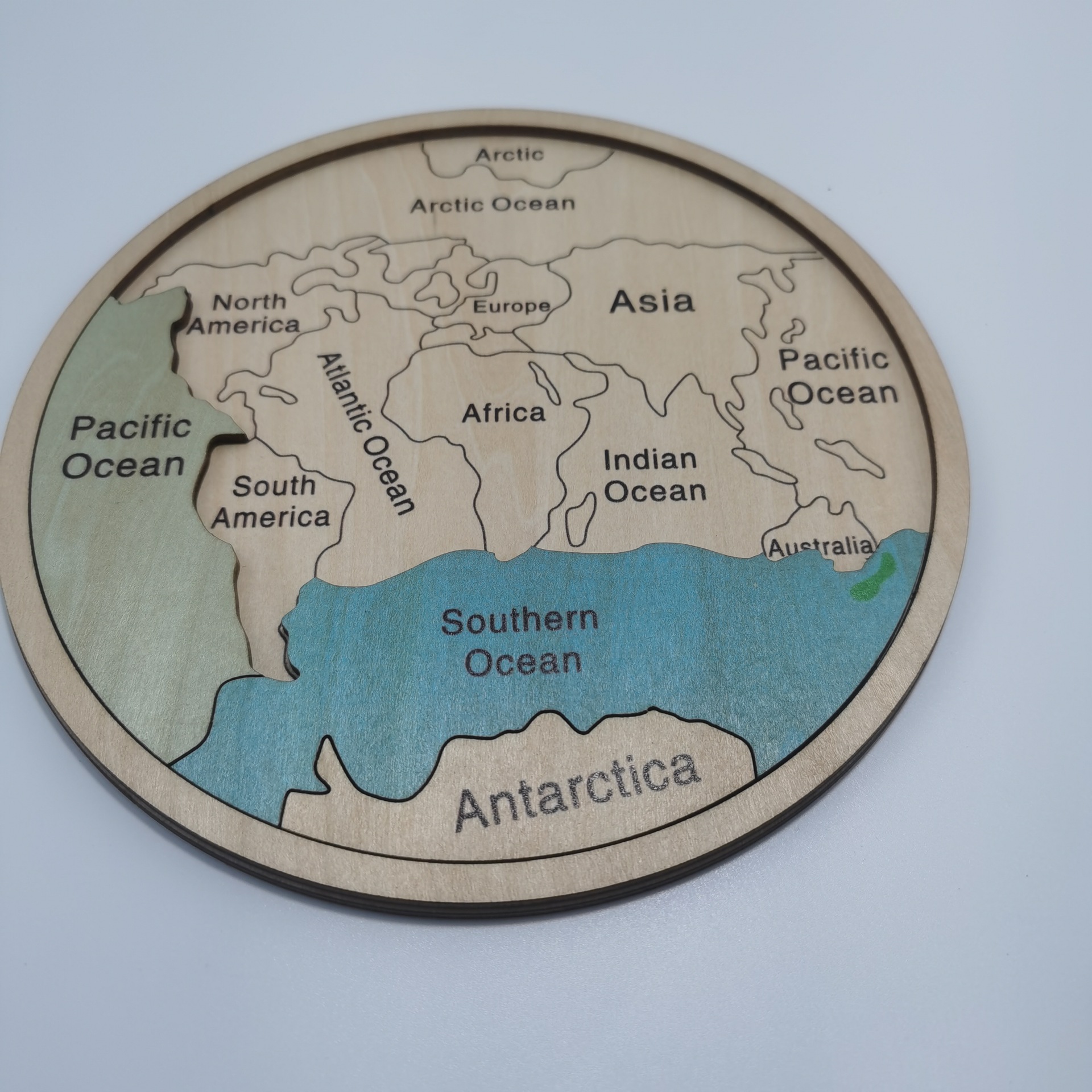 Charming Wooden Creations: Perfect maps of continents for Your Business