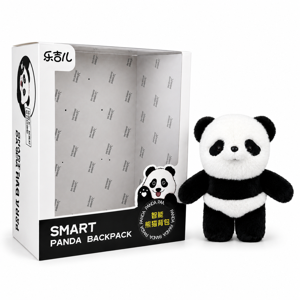 Interactive Plush Toy Panda Plush Backpack Animal Backpack with Hidden ...