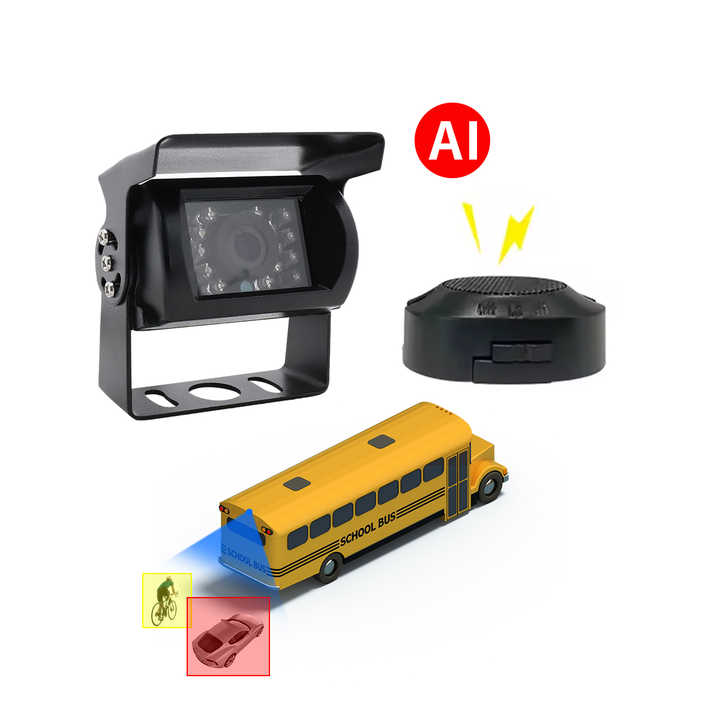 AI Forklift Camera - Pedestrian Detection & Blind Spot