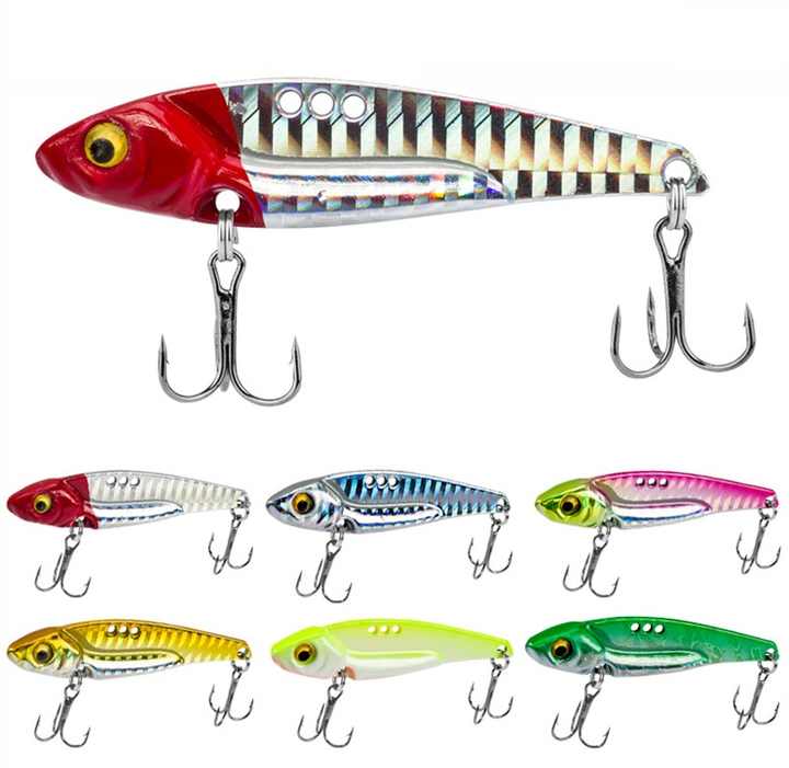 Vib Fishing Lure 3-20g Artificial Blade Metal Sinking Spinner Crankbait Vibration Bait Swimbait ...