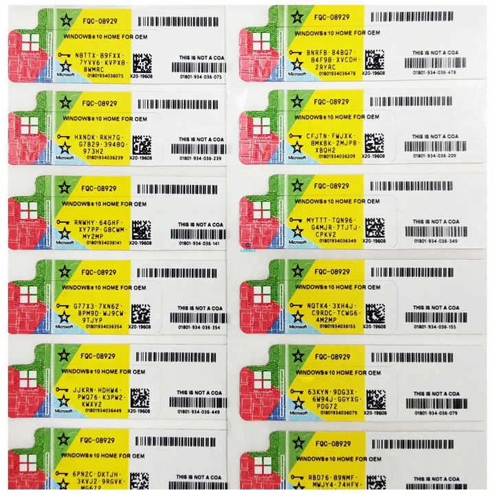 Activación en línea OEM NSLP 10 Pro Key Sticker Descargar| Alibaba.com