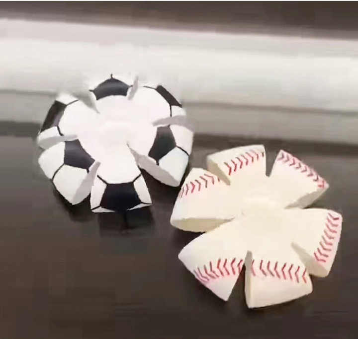 Mini Magic Flying Saucer Ball Deformed Elastic Ball Family Interactive ...