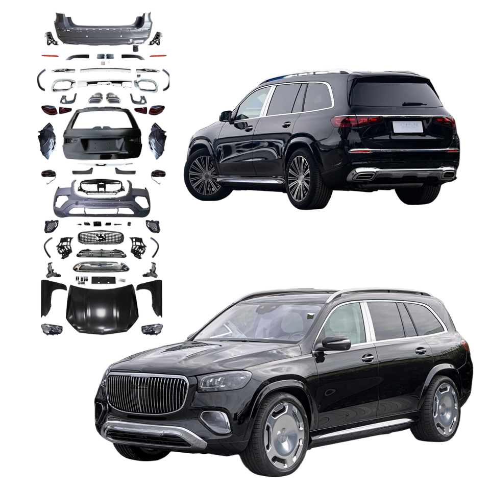 New Arrival Mercedes GLS450 2024 M-Style BodyKit Non-Cutting Headlight ...