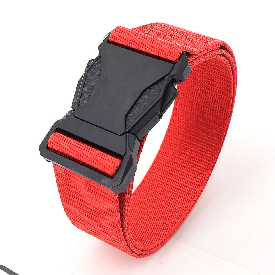 New Men's Tactical Belt Buckle Quick Release Outdoor Training Casual ...