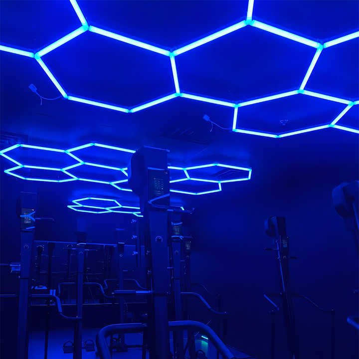 2025 the New Best Selling Diy Assembly Modern Cool Wall Hex Rgb Lights ...