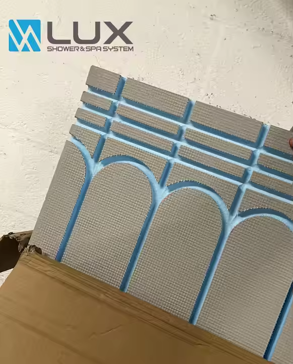 LUX XPS Waterproof Insulation Board Polystyrene Underfloor Heating ...