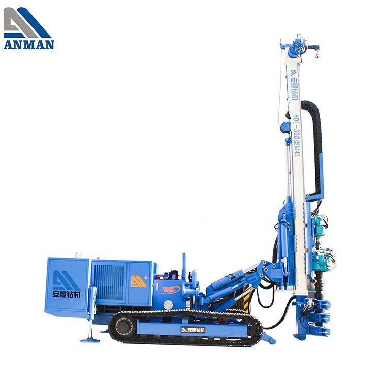 HDL-308 Hot Sale dth portable borehole machine multi-function hydraulic ...