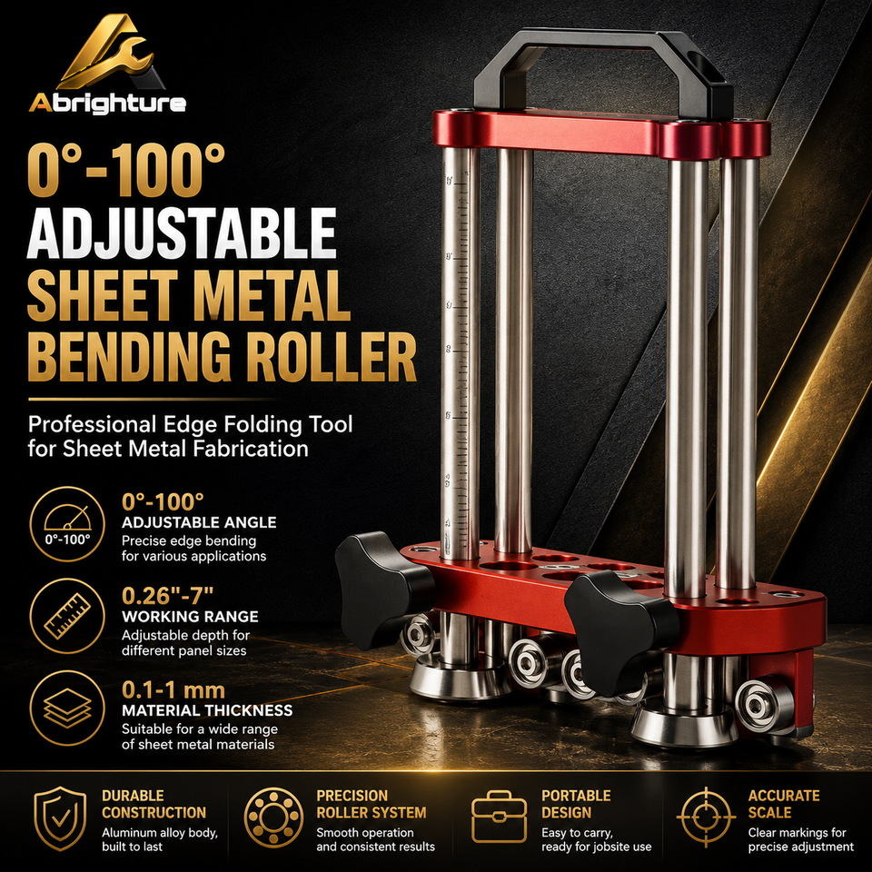 0-90 Adjustable Copper Stainless Steel Sheet Metal Bending Roller Edge ...