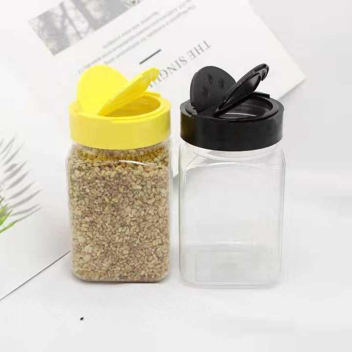 Bulk 350 Ml Kitchen Square Spice Jars Packaging Pepper Chili Powder ...