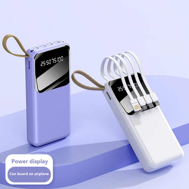 Mobile Battery Usb 20000mAh 10000mAh Fast Charge Mini Portable Mini ...