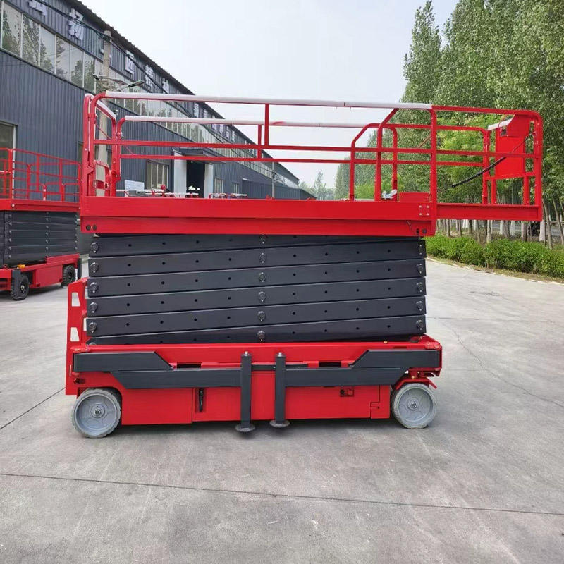 Heavy Duty 300kg Load Scissor Lift XGJX16 Battery Operated Aerial Work ...