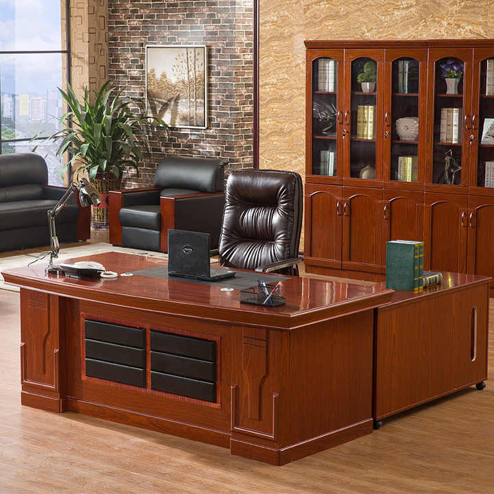 Shop Our Wooden Veneer Office Table Designs - Eco-Friendly & Stylish