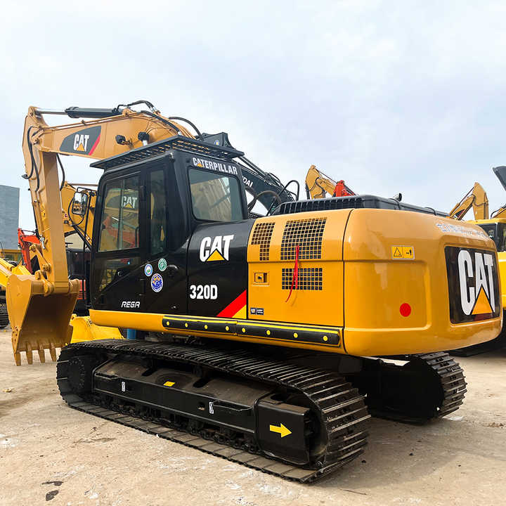 Japan Cat 320d excavator machine 20T hydraulic crawler caterpillar 325D ...