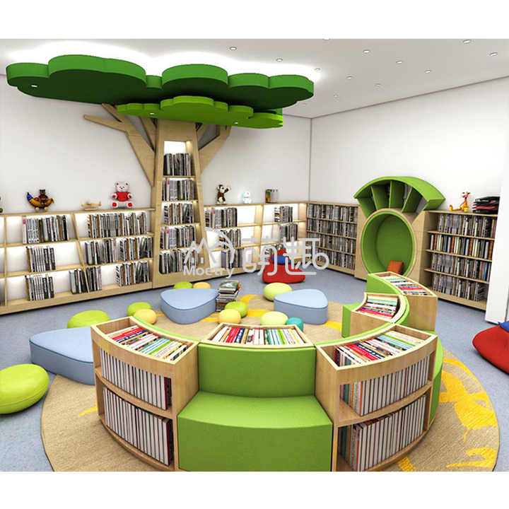 Customizable Animal Themed Bookshelves for Kids' Libraries