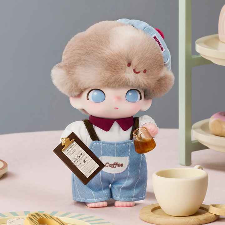 PO P Mtra POP MART Original Crush on Coffee Series Vinyl Plush Cute ...