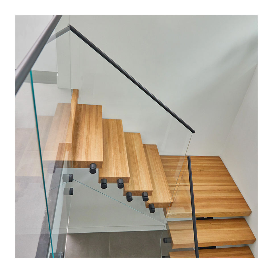 Modern Design Steel-Wood Outdoor Stairs / Villa Apartment Indoor ...