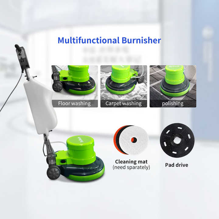 17-Inch Multi-Functional Floor Polisher Carpet Washing and Brushing ...