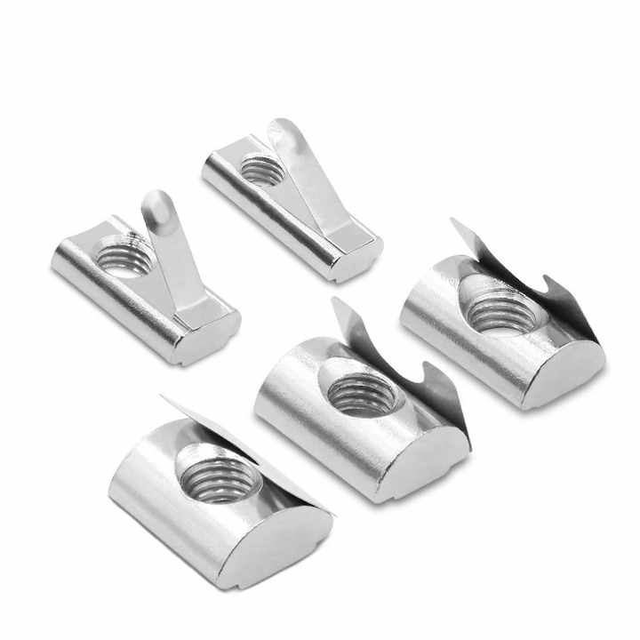 1/4" M16 Stainless Steel Ss316 t Slot Channel Connector Nut U Clip ...