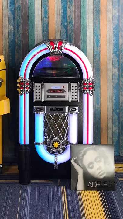 JSY01-02PH Vintage Jukebox - Full-Size with Vinyl Player