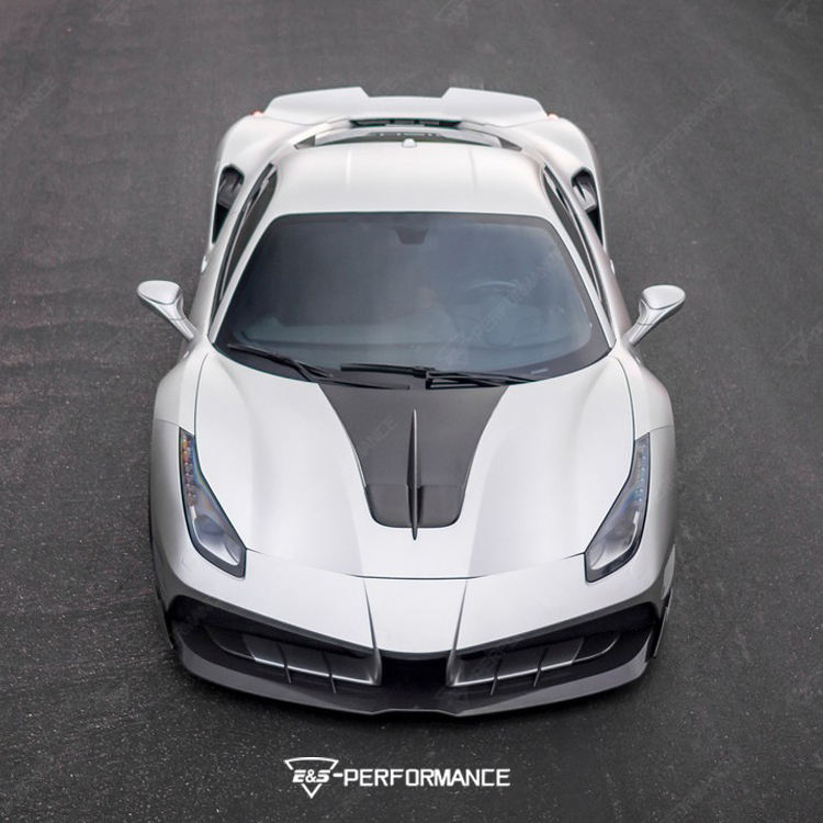 Car Body Kit for Ferrari 488 Upgrade to M Style Front Bumper Rear ...