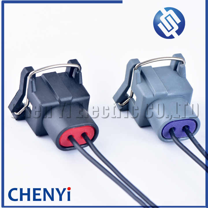 2 Pin Female EV1 Fuel Injector Automotive Waterproof Wiring Connector ...