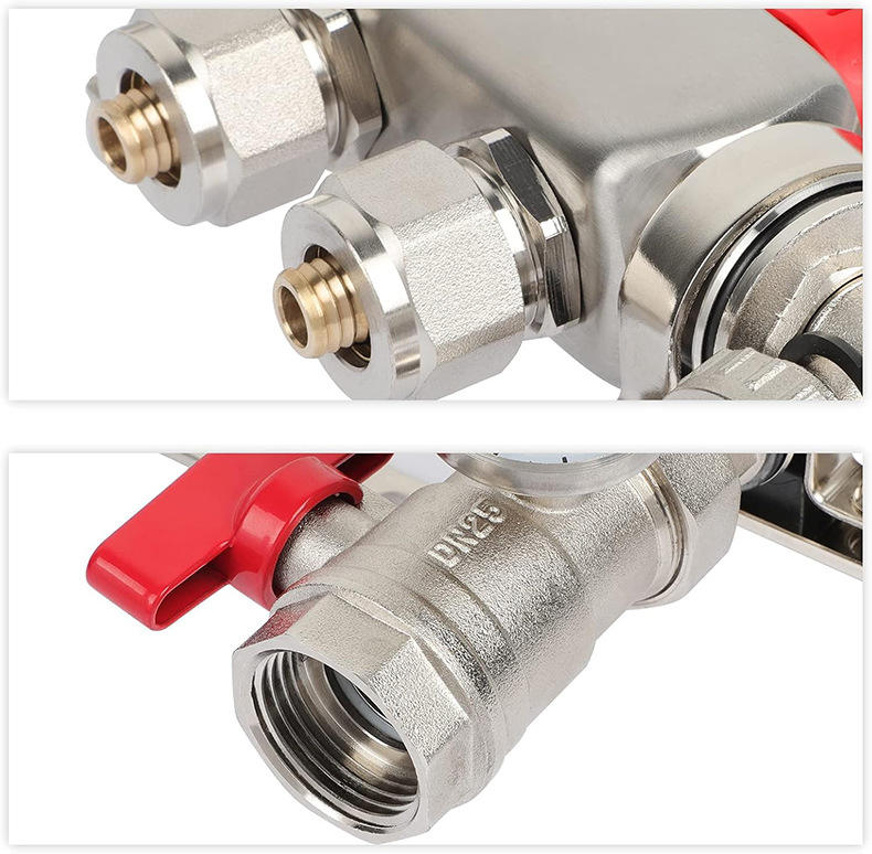 Modern Stainless Steel Manifold Electric Underfloor Heating Water ...