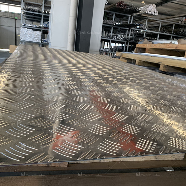 5000 Series Aluminum Alloy Checker Plate 5182 5052 5050 5mm 20mm ...