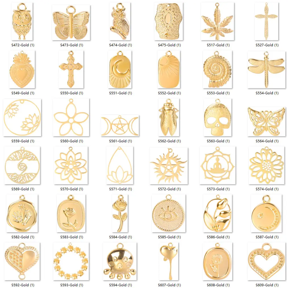 Shop Our ZYO Custom Jewelry - Trendy Stainless Steel Charms