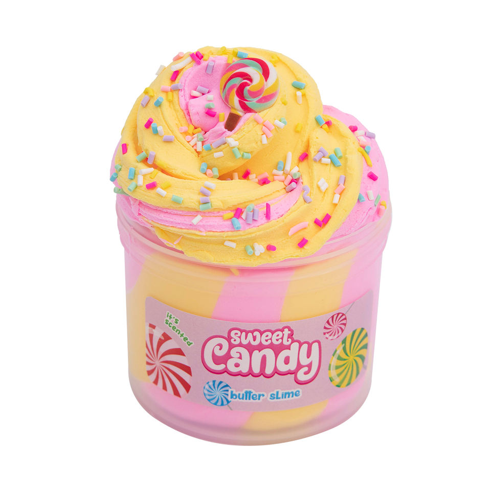 Sweet Candy Butter Slime DIY Kit - Fluffy Ice Cream Shape Craft Set for ...