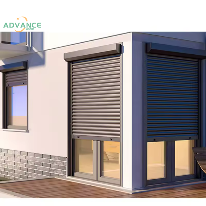 Motorized Aluminum Sectional Shutter with Secure Locking for a Villas ...