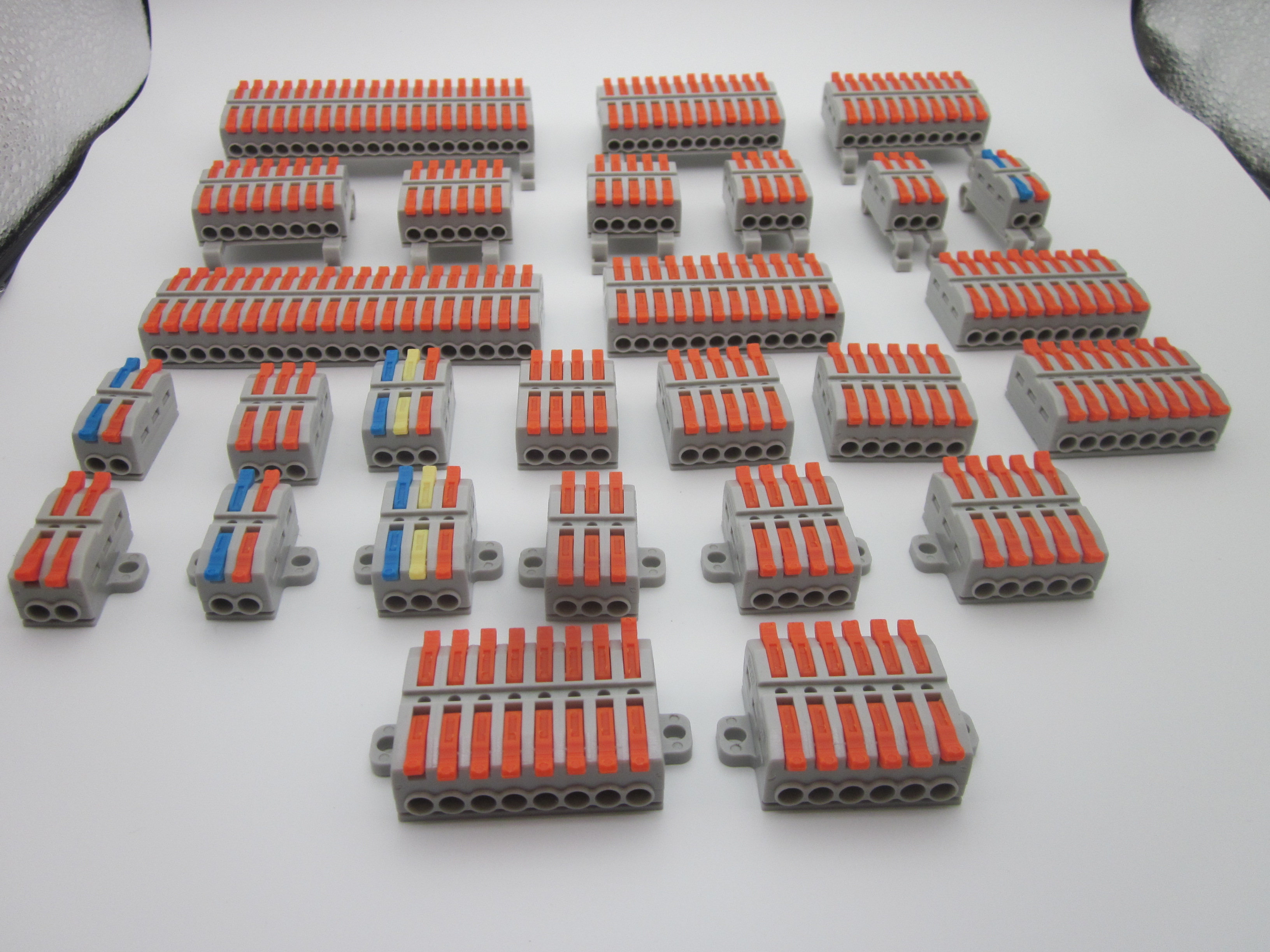 SPL-2 Wire to Wire Connector Color Button LN 2 Pole Conductor Compact ...