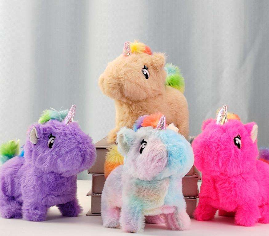 2026 New Angel Unicorn Electric Plush Toy with PP Cotton Filling ...