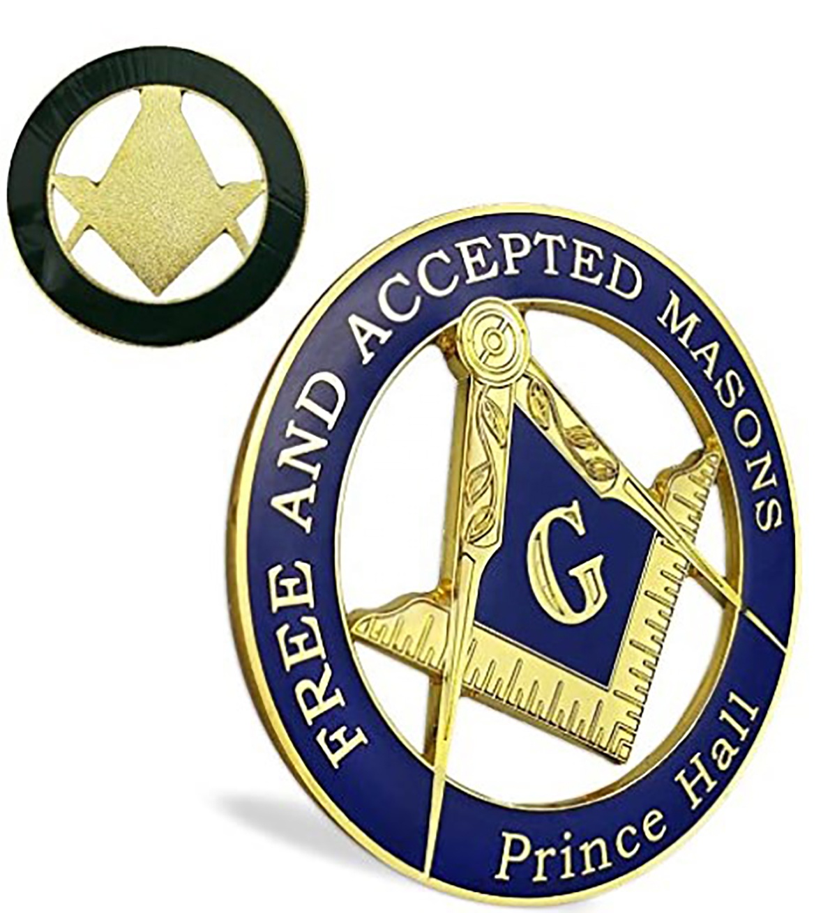 Chrome Masonic Car Emblems for Metal - High Quality
