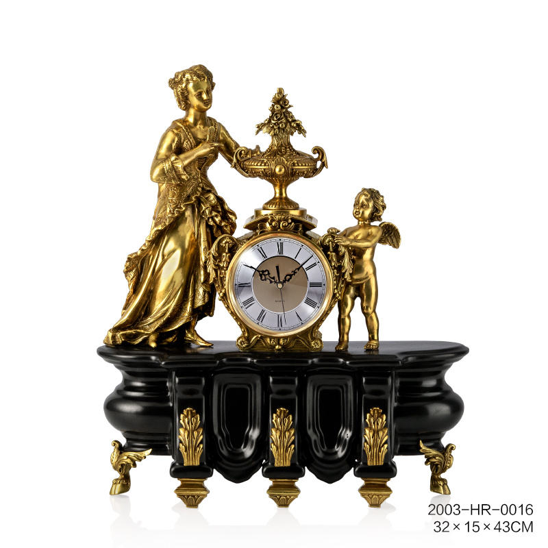 EXHY Antique Empire Pendulum Desk Clock Classic Design with Ceramic ...