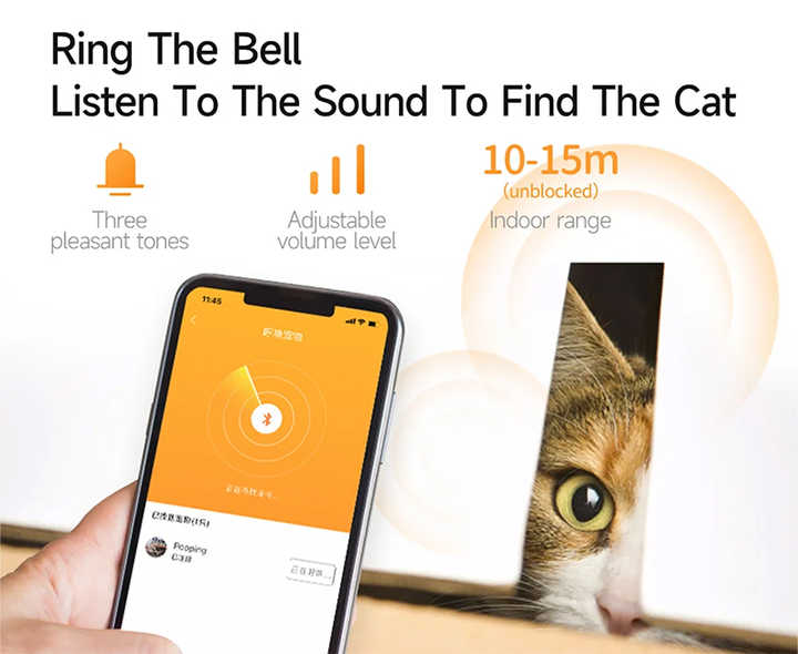 Waterproof Smart Pet Health Monitor Collar for Cats & Dogs