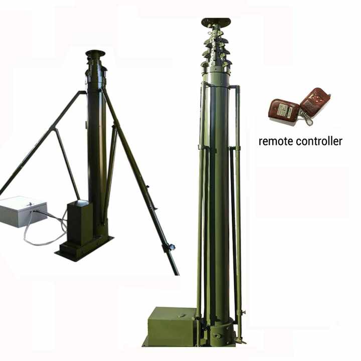 15m to 20m Heavy Duty Motorized Lifting Poles - Max Load 30kgs