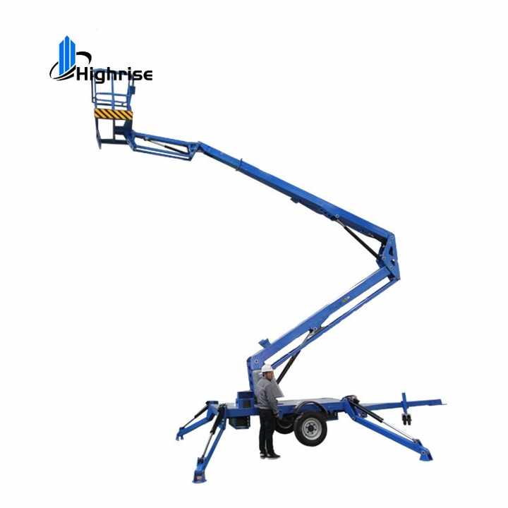 Spider Boom Lift/electric Lifting Scaffold TrackedTelescopic ...
