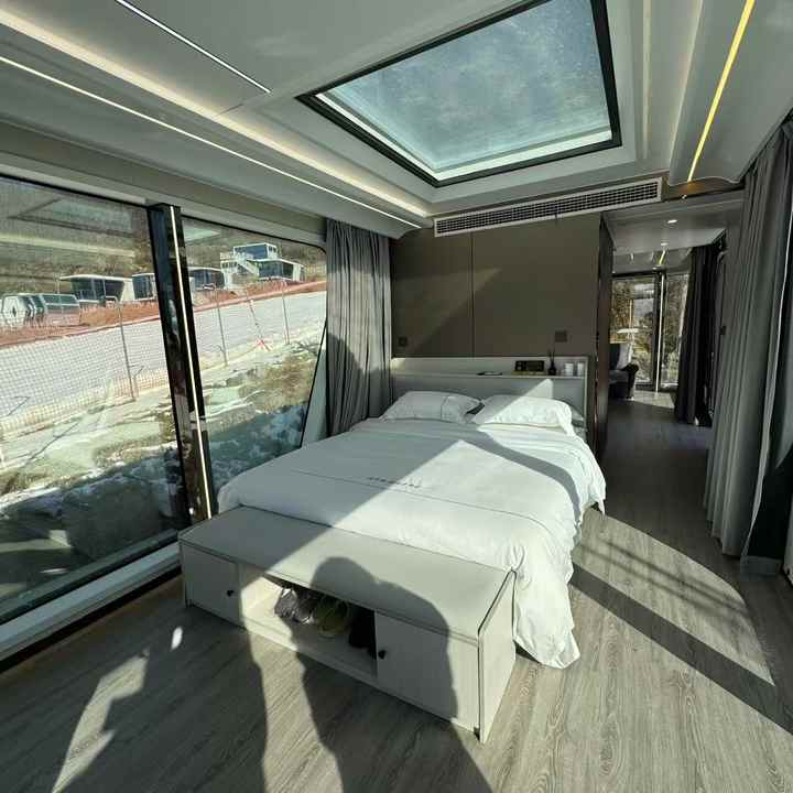 Luban Cabin Movable Modular Commercial Hotel OEM Container House ...