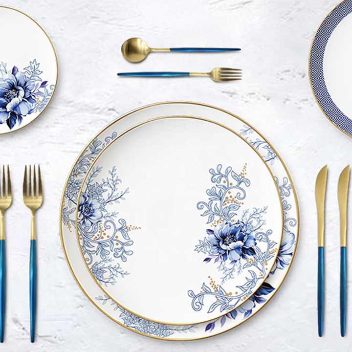 JACOTTA Chinese Flower Fine Bone China Porcelain Dinner Set