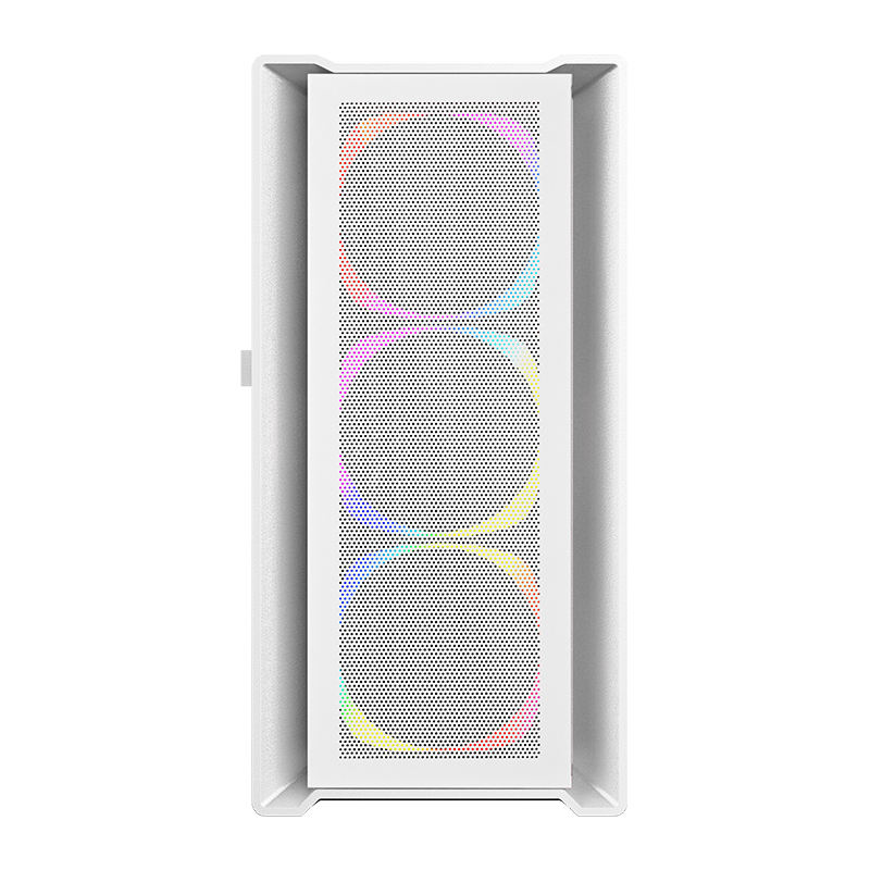 SNOWMAN ATX Glass&Plastic Tempered Gaming Computer Cases Towers White ...