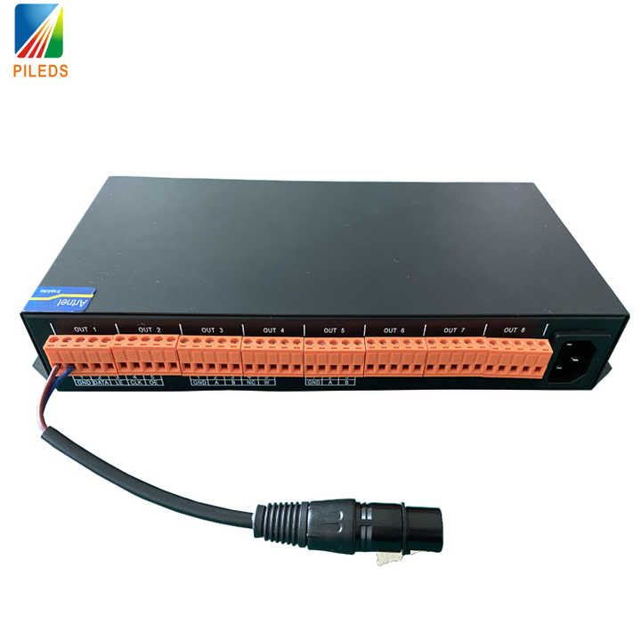 8 Ports DMX 512 & Artnet Remote Control LED Controller