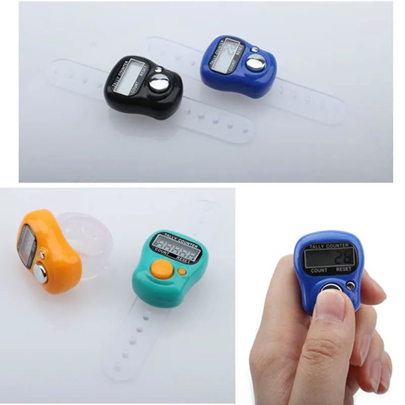 Mini 5-digit Digital Electronic Counter Lcd Portable Hand Operated ...