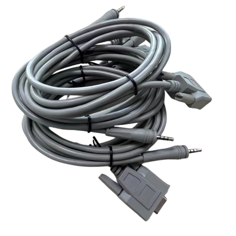 Hot Custom RS232 to DC Jack 3.5 Connector Data Wire Cables Assembled ...