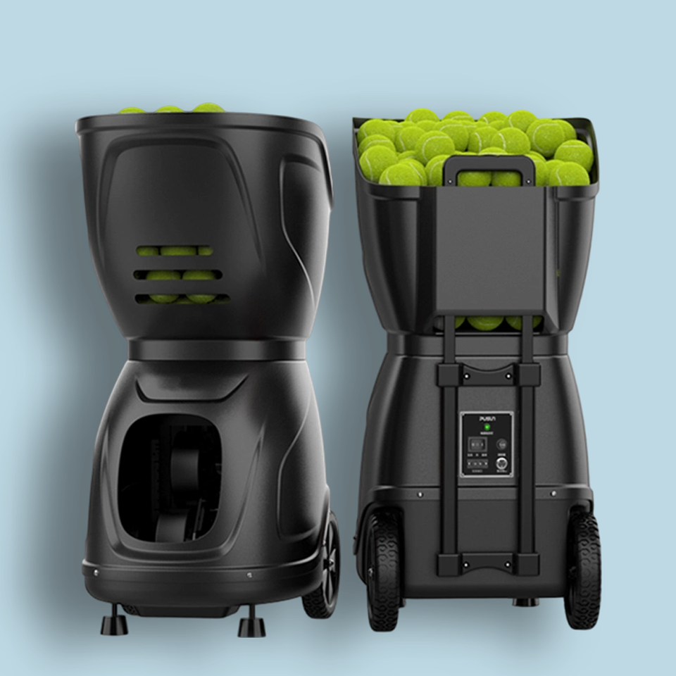 Padel 9001 Portable Lithium Battery Ball Machine Launcher for Indoor ...