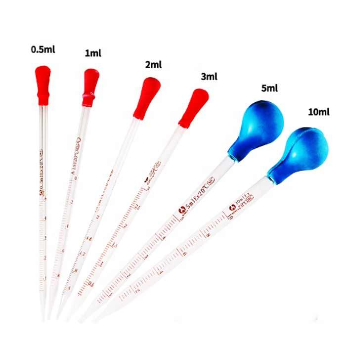 Lab Serological Glass Graduated Measuring Pipette - 340mm-490mm